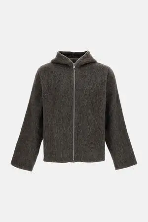 Our Legacy Full Zip Wool Hood - Multicolor