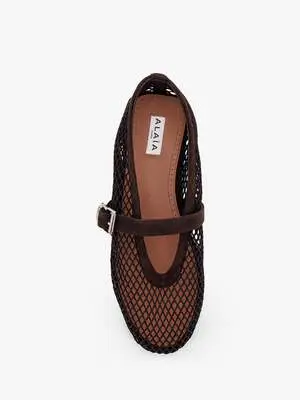 Alaïa Mesh Ballet Flats