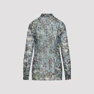Dries Van Noten Clavelly Floral Print Shirt