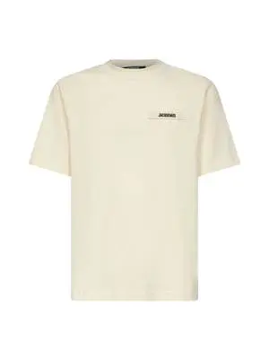 Jacquemus Beige The Gros Grain T-shirt - Multicolor