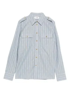 Celine Striped Cotton Shirt - Multicolor