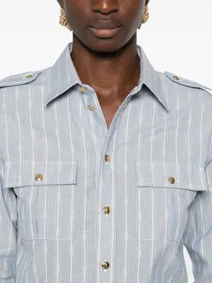 Celine Striped Cotton Shirt