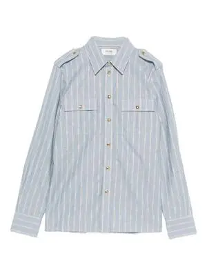 Celine Striped Cotton Shirt - Multicolor