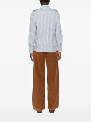 Celine Striped Cotton Shirt - Multicolor
