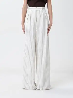 Max Mara Wide Leg Pants - White