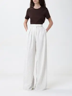 Max Mara Wide Leg Pants - White
