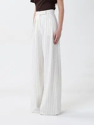 Max Mara Wide Leg Pants - White