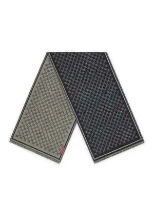 Gucci Gg Jacquard Wool Scarf