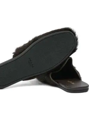 Prada Leather Slippers