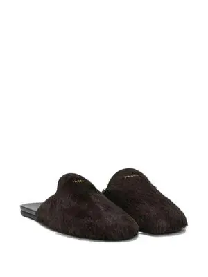 Prada Leather Slippers - Multicolor