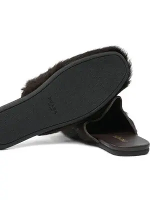 Prada Leather Slippers - Multicolor