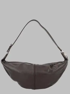 LEMAIRE Buffalo Leather Shoulder Bag - Brown