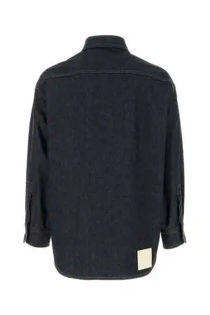 Valentino Garavani Dark Denim Oversize Shirt - Blue