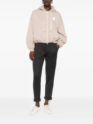Brunello Cucinelli Cotton Hooded Sweatshirt - Multicolor