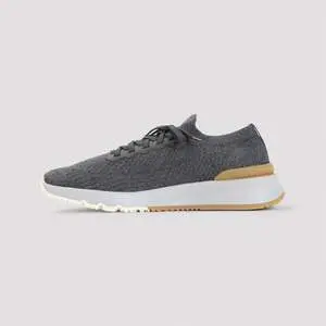 Brunello Cucinelli Lavagna Textile Sneakers
