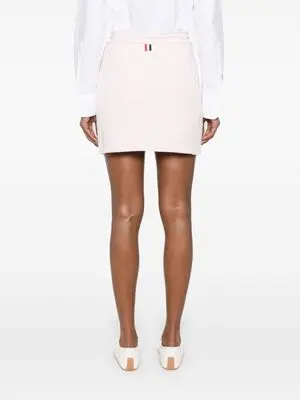 Thom Browne 4bar Cotton Mini Skirt - Multicolor