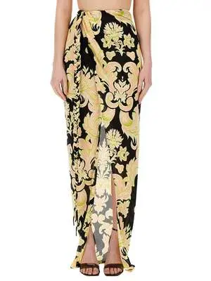 ETRO ETRO Printed Viscose Sarong Skirt