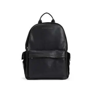 Brunello Cucinelli Grained Leather Backpack - Black