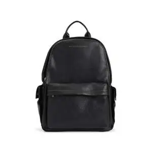 Brunello Cucinelli Grained Leather Backpack - Black