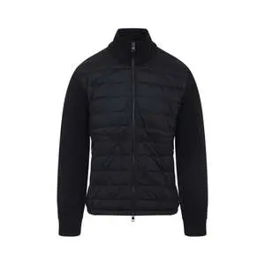 Moncler Cardigan Tricot Jacket - Black