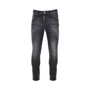 Dsquared2 Stretch Denim Skater Jeans - Black