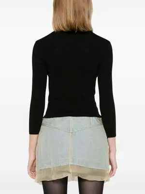 Balenciaga Open-knit Wool Top