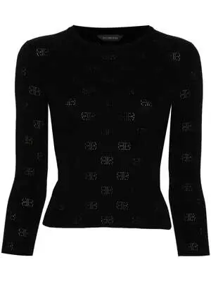 Balenciaga Open-knit Wool Top - Multicolor