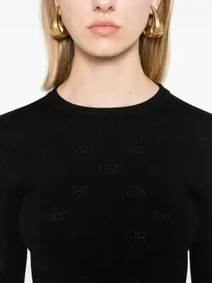 Balenciaga Open-knit Wool Top - Multicolor
