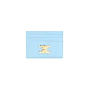 Celine Triomphe Card Holder - Blue