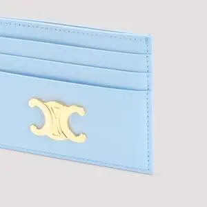 Celine Triomphe Card Holder - Blue