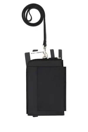 Balenciaga Leather Phone Holed - Black