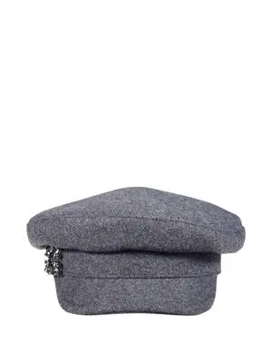 ROGER VIVIER Rv Broche Wool Sailor Hat - Multicolor