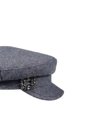 ROGER VIVIER Rv Broche Wool Sailor Hat - Multicolor