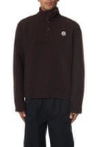 Moncler Logo Stand Collar Sweatshirt - Multicolor