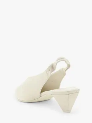 Loewe Origami Cubic Leather Slingback