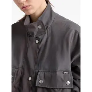 Prada Grey Jackets Military Jackets