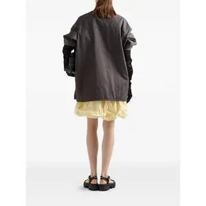 Prada Grey Jackets Military Jackets