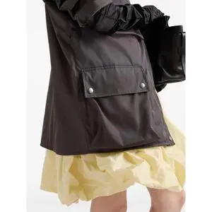 Prada Grey Jackets Military Jackets