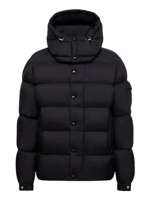 Moncler Maya 70 Short Down Jacket With Hood - Black