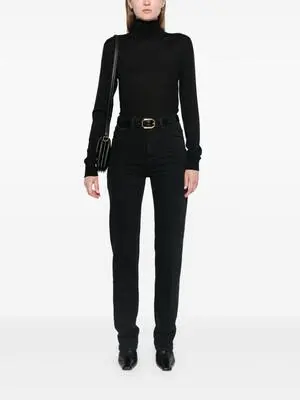 Saint Laurent Cassandre Wool Turtleneck Sweater