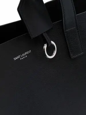 Saint Laurent Bold Leather Tote Bag