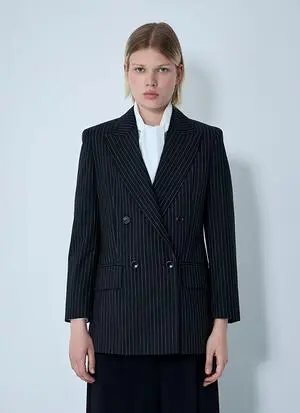 Max Mara Mattia Double-breasted Blazer - Black