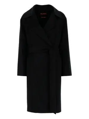 Max Mara Wool Long Coat - Multicolor