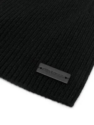 Saint Laurent Berretto Senza Risvolto A Costine