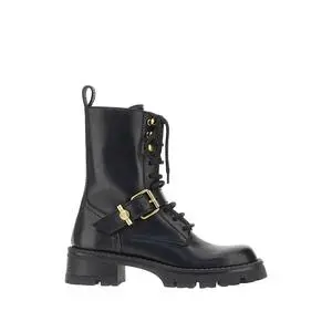 Versace Gold Tone Boots For Women