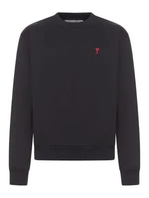 AMI Paris Crew Neck Sweatshirt - Black
