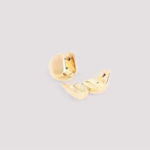 Phoebe Philo Pebble Studded Earrings - Silver