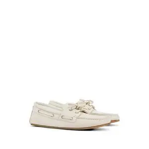 Gucci Leather Loafers - White