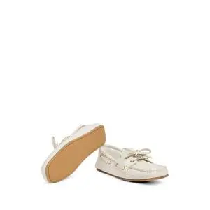 Gucci Leather Loafers - White