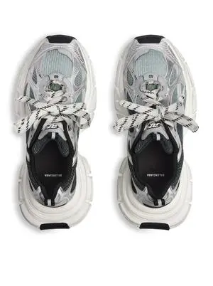 Balenciaga Men`s 3xl Gradient Sneaker In Black/grey/white - Multicolor
